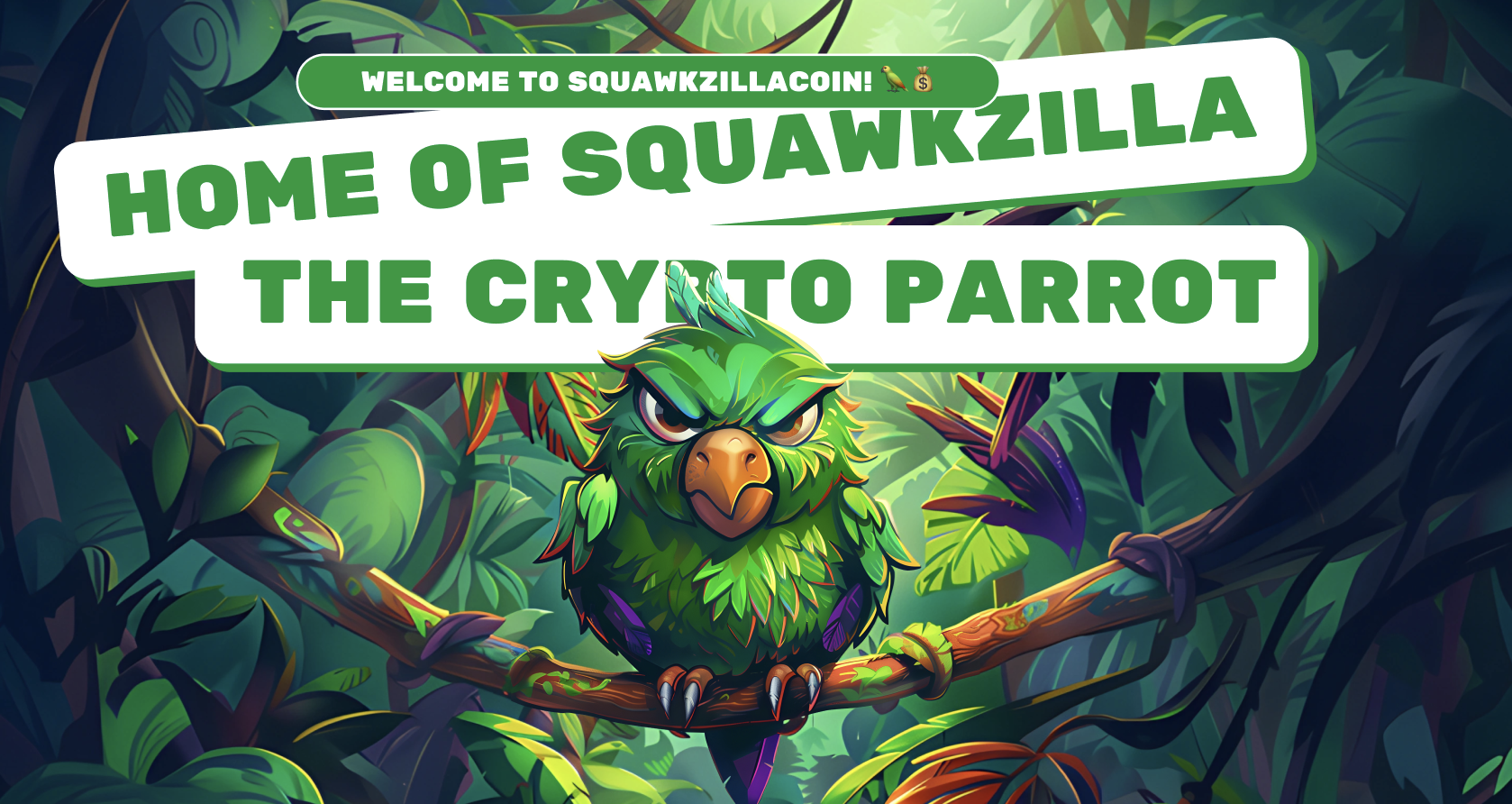 SquawkZilla - The Crypto Parrot